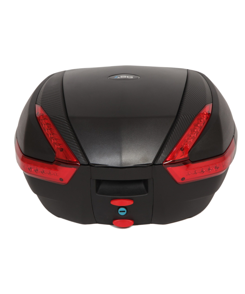 Buy ASG 47 Liters Top Box - Black Red – Bikester Global