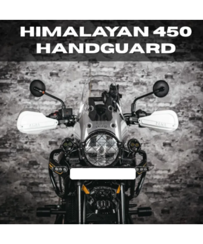 Buy Zana Hand Guard for Himalayan 450 - White - ZI-8615-WW – Bikester ...