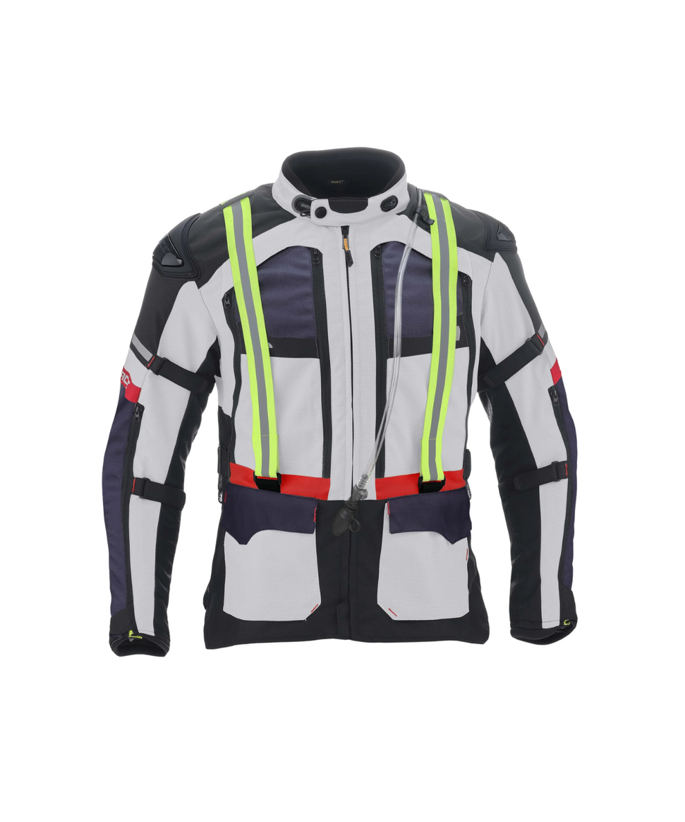 Buy Solace Furious V4.0 Touring Jacket - Grey Black Red – Bikester Global