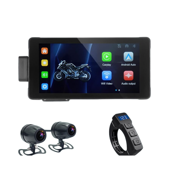 Buy Simtac M10D Motorcycle Navigation Screen 5.5 Inches with DVR Only ...