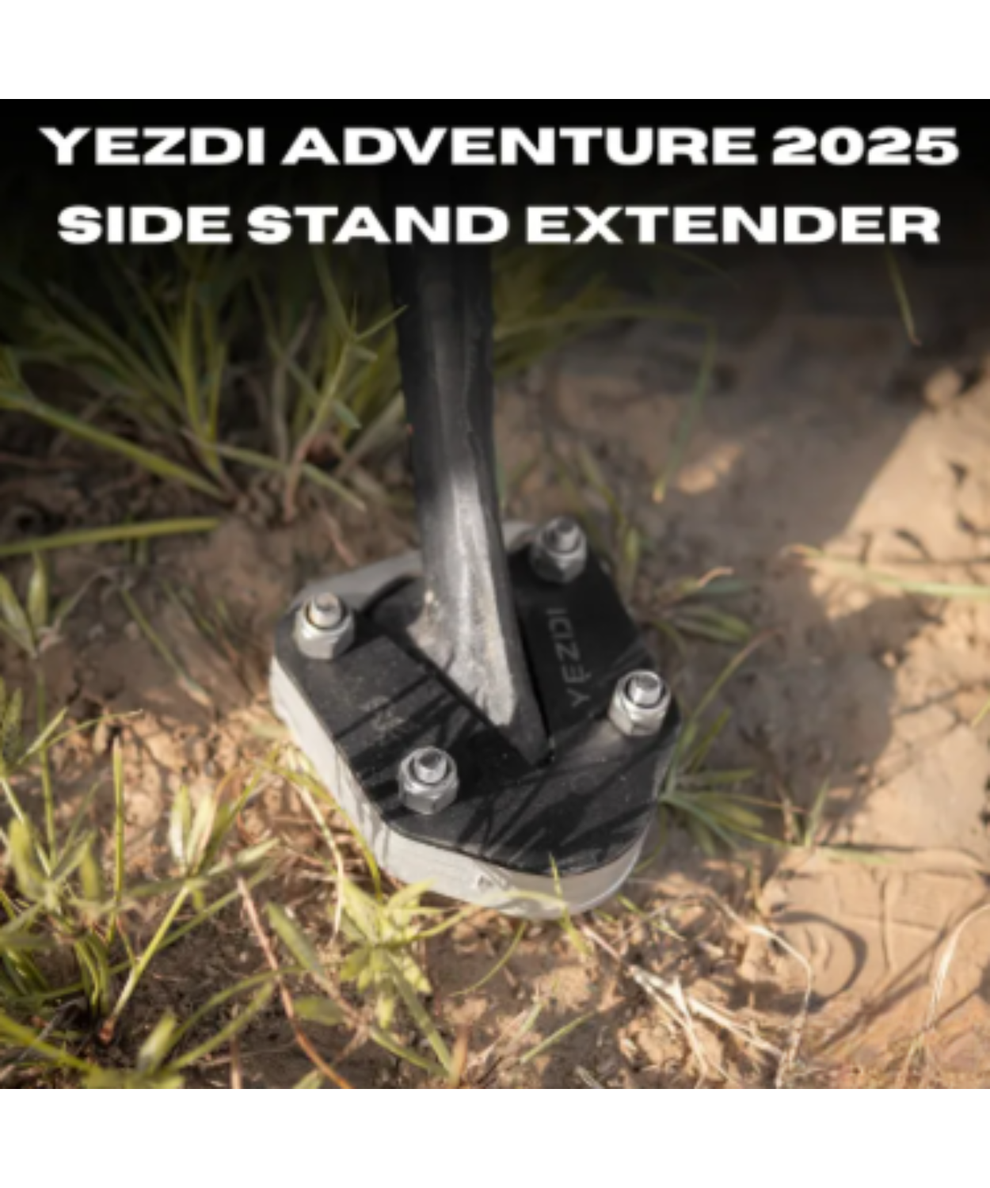 Buy Zana Side Stand Extender for Yezdi Adventure 2025 - ZI-8673 ...