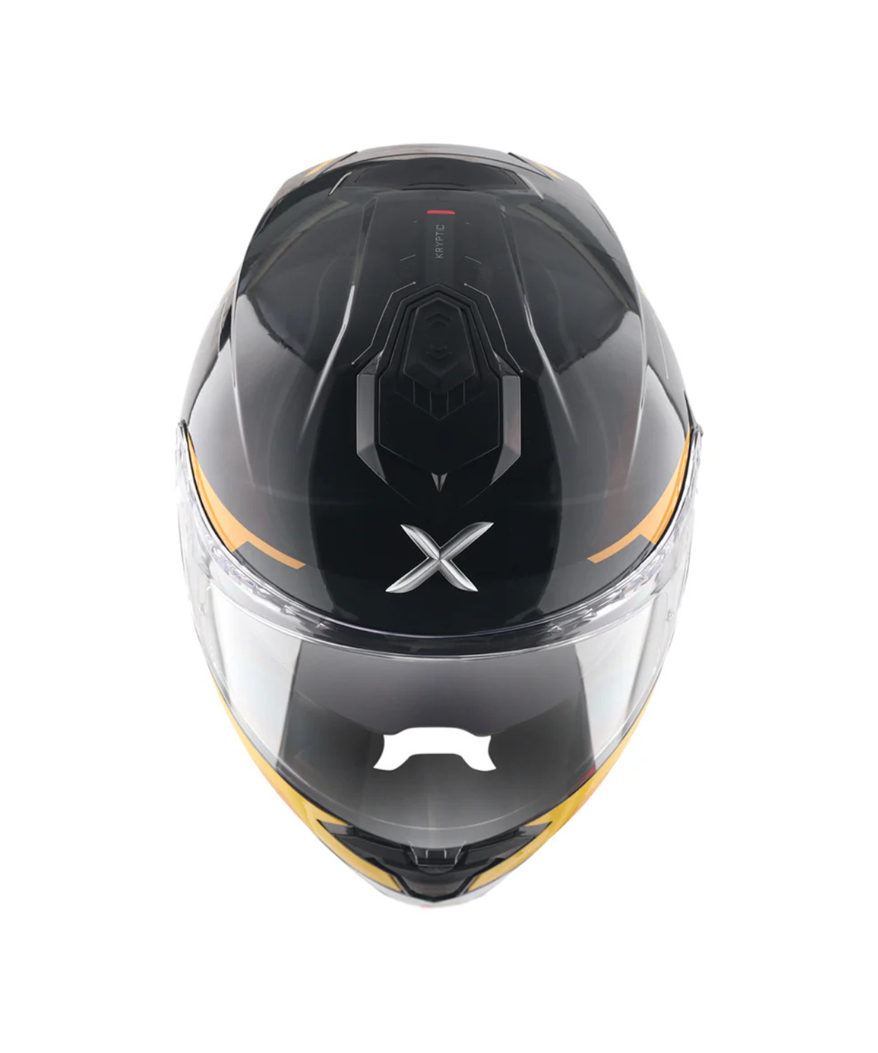 Buy Axor Brutale Kryptic Dual Spoiler Helmet - Black Yellow – Bikester ...