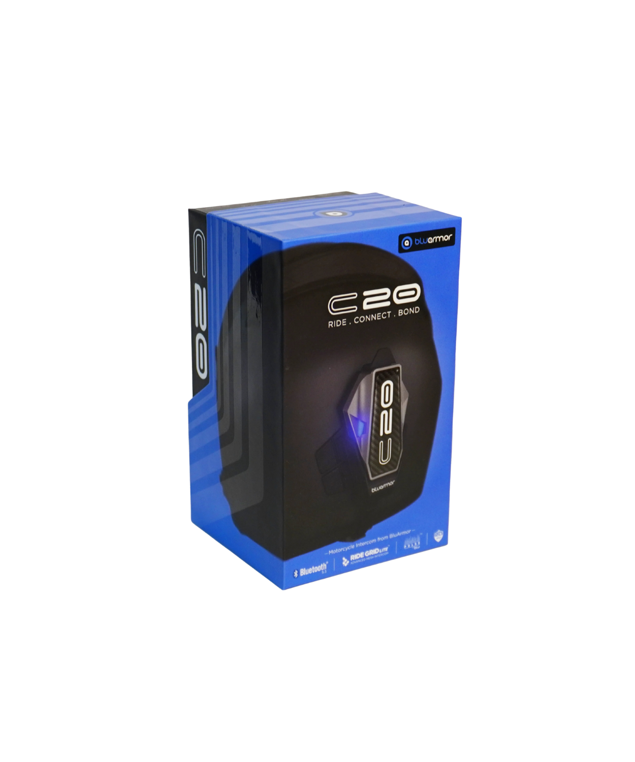 Buy Bluarmor C20 Helmet Communication Device - Intercom and Bluetooth ...