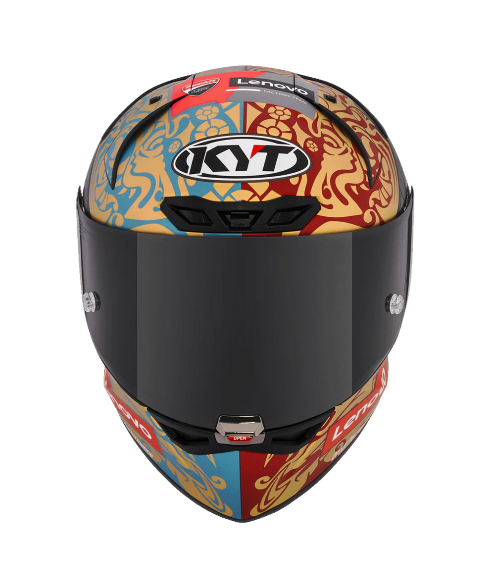 Buy KYT Bastianini IDN REP 2023 Carbon Fiber With Sponsor Helmet (ECE ...